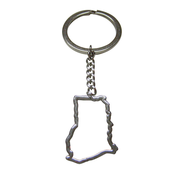 Kiola Designs | Accessories | Ghana Map Outline Keychain | Poshmark